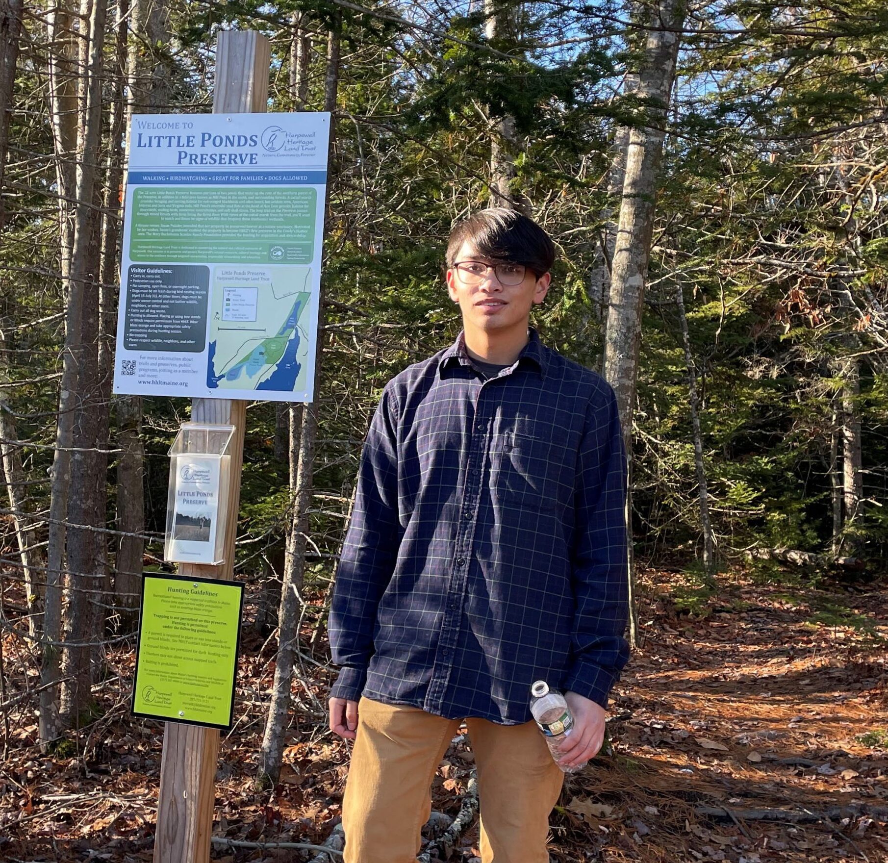 New Loop Trail Built by Eagle Scout - Harpswell Heritage Land Trust